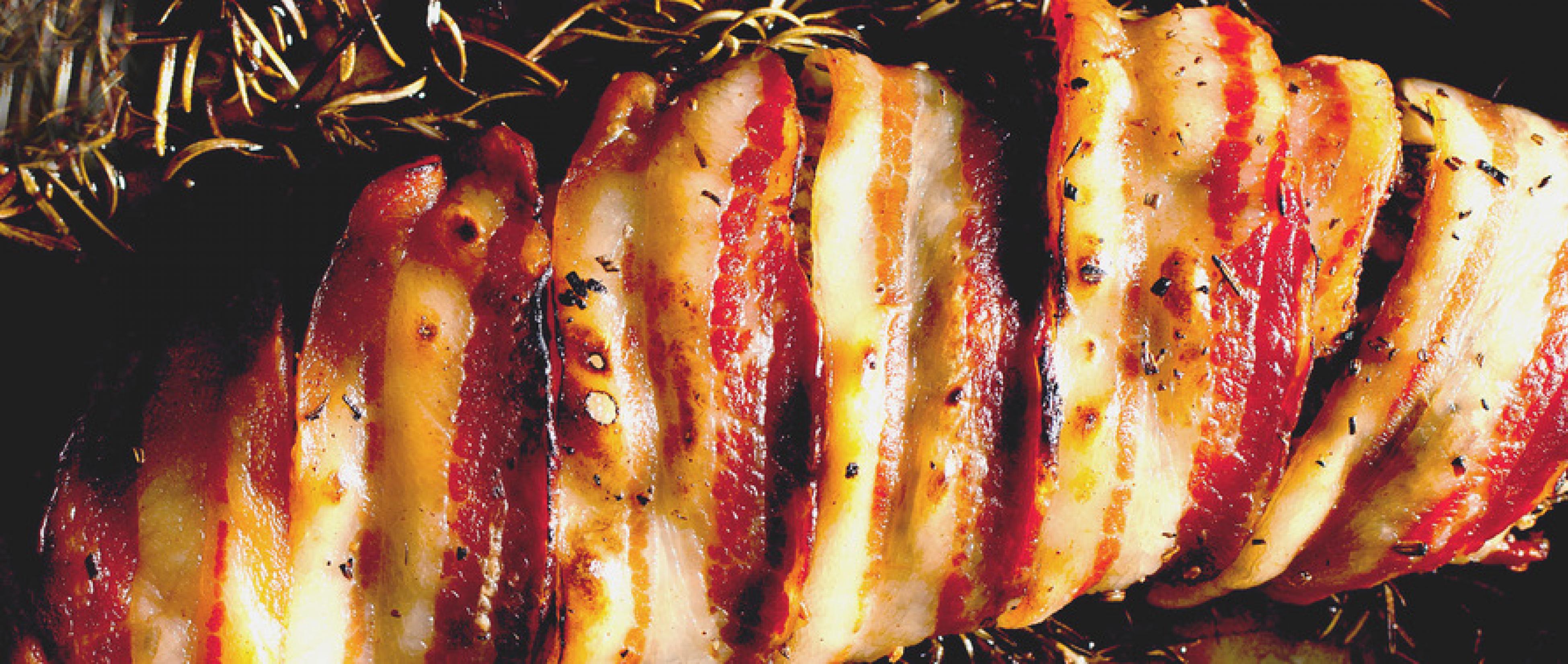 Ardeens gebraad met kaas, hesp en champignonsaus | Alvo